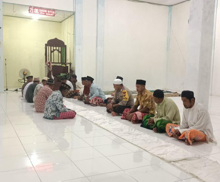 Bhabinkamtibmas Bersama Badan Syara Masjid Alharomain Memperingati Isra ...